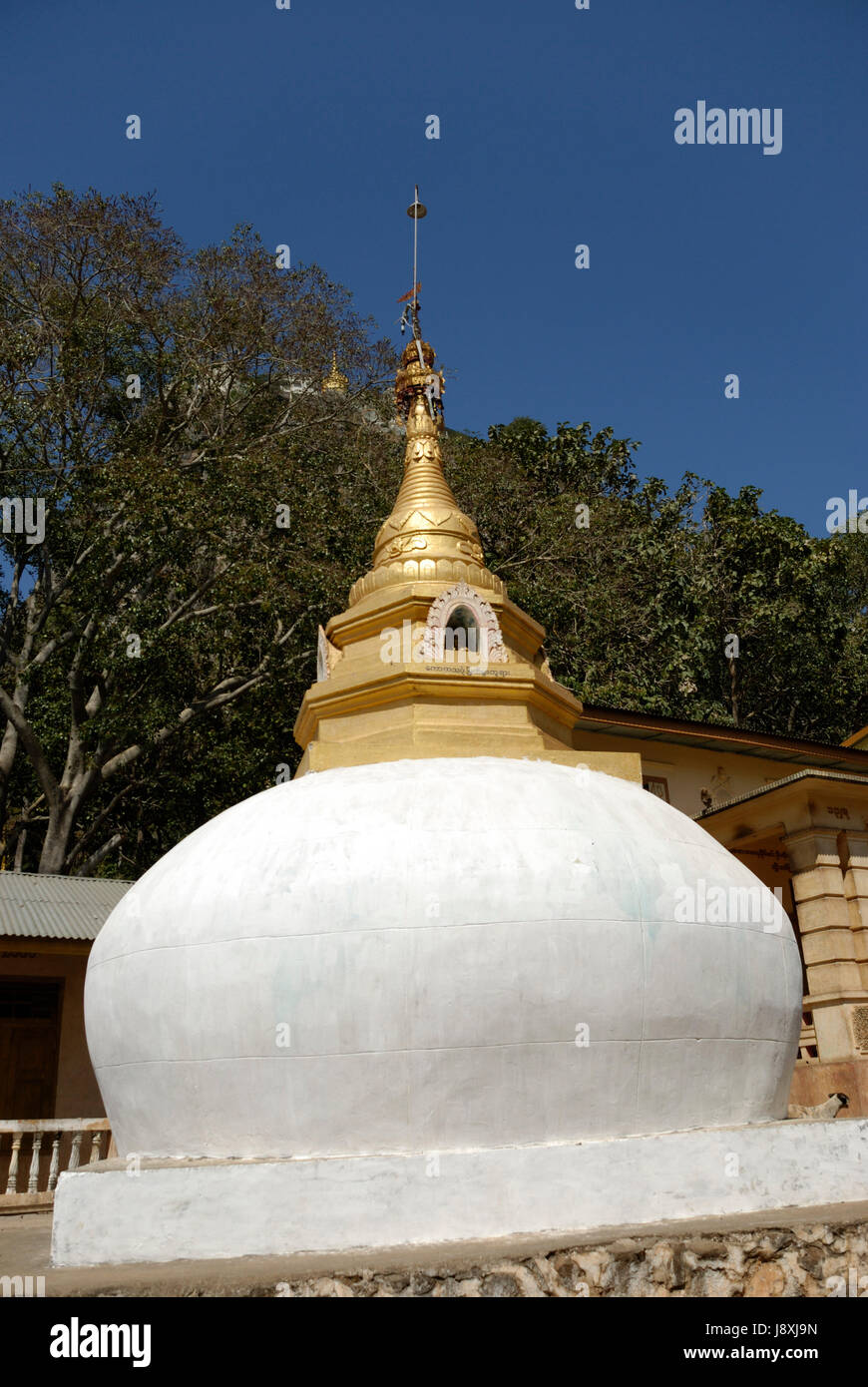 mount popa in myanmar Stock Photo - Alamy