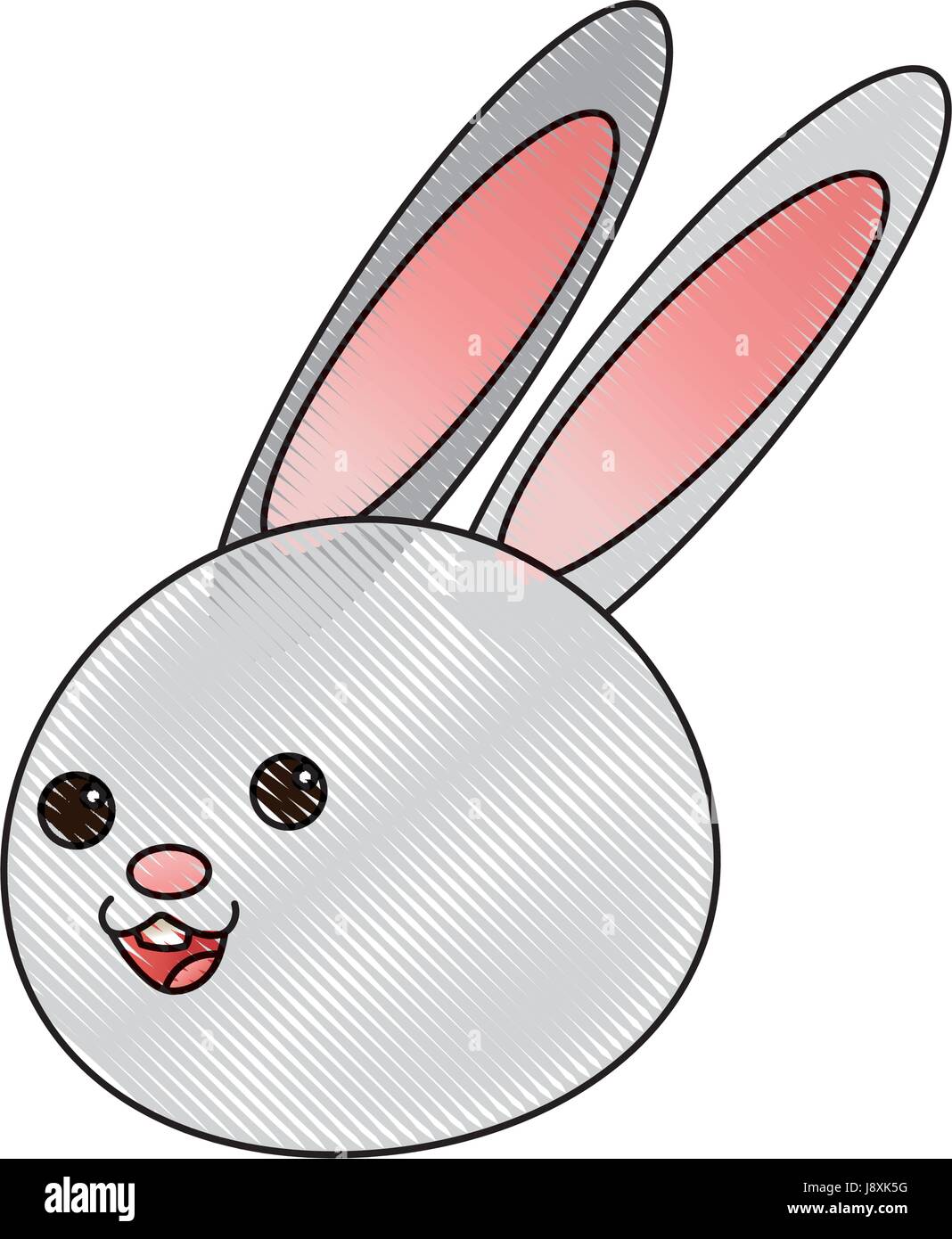 cute cartoon rabbit wildlife animal speed Stock Vector Image & Art - Alamy