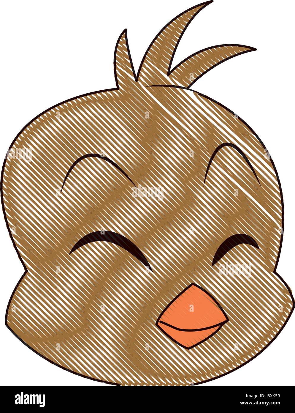 cartoon little chicken bird farm animal image Stock Vector Image & Art ...