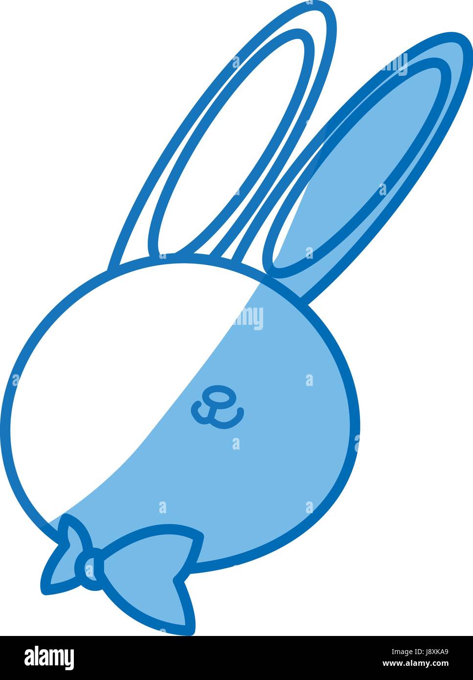 cute cartoon rabbit wildlife animal speed Stock Vector Image & Art - Alamy