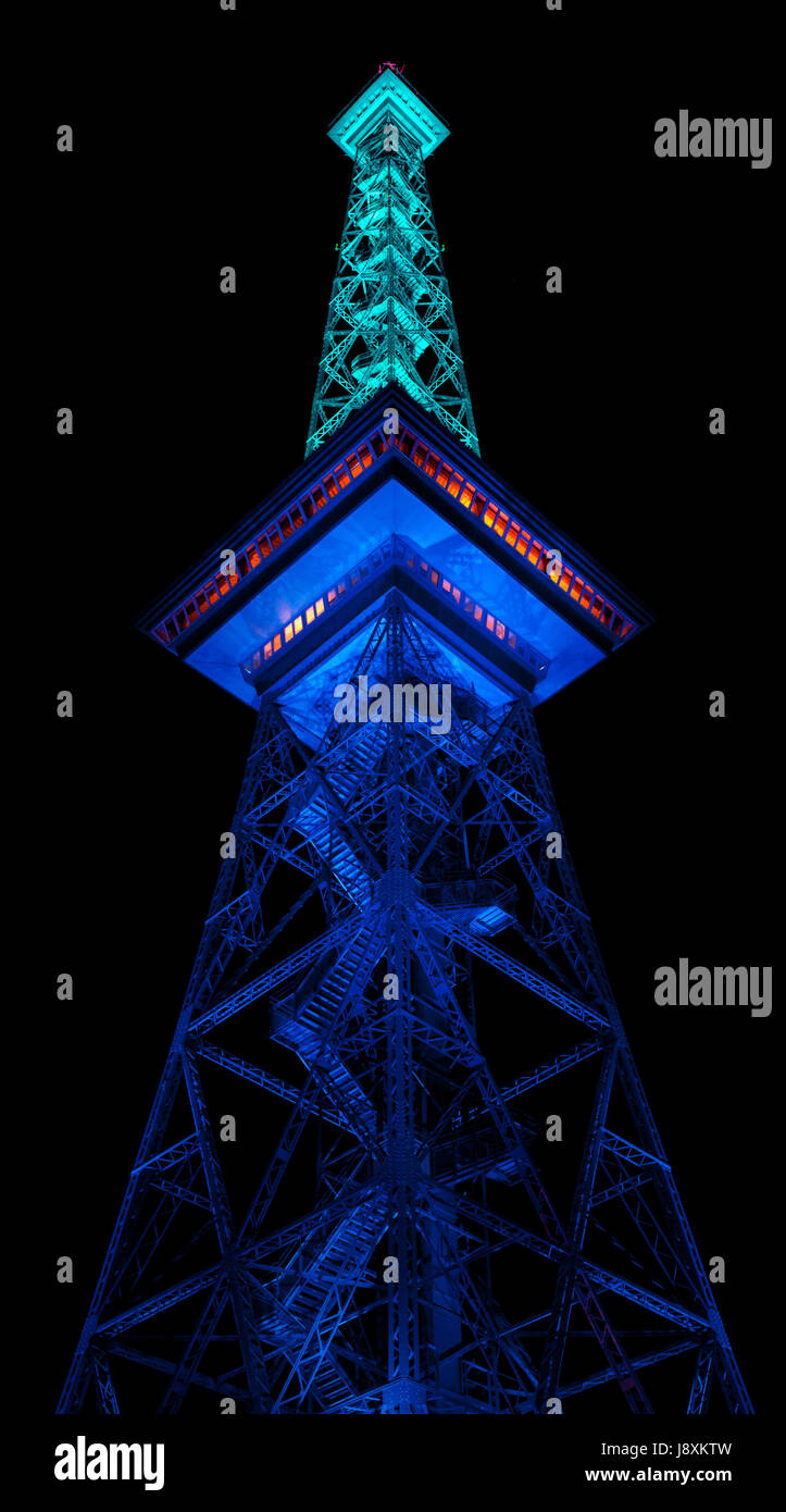 colourful radio tower Stock Photo - Alamy