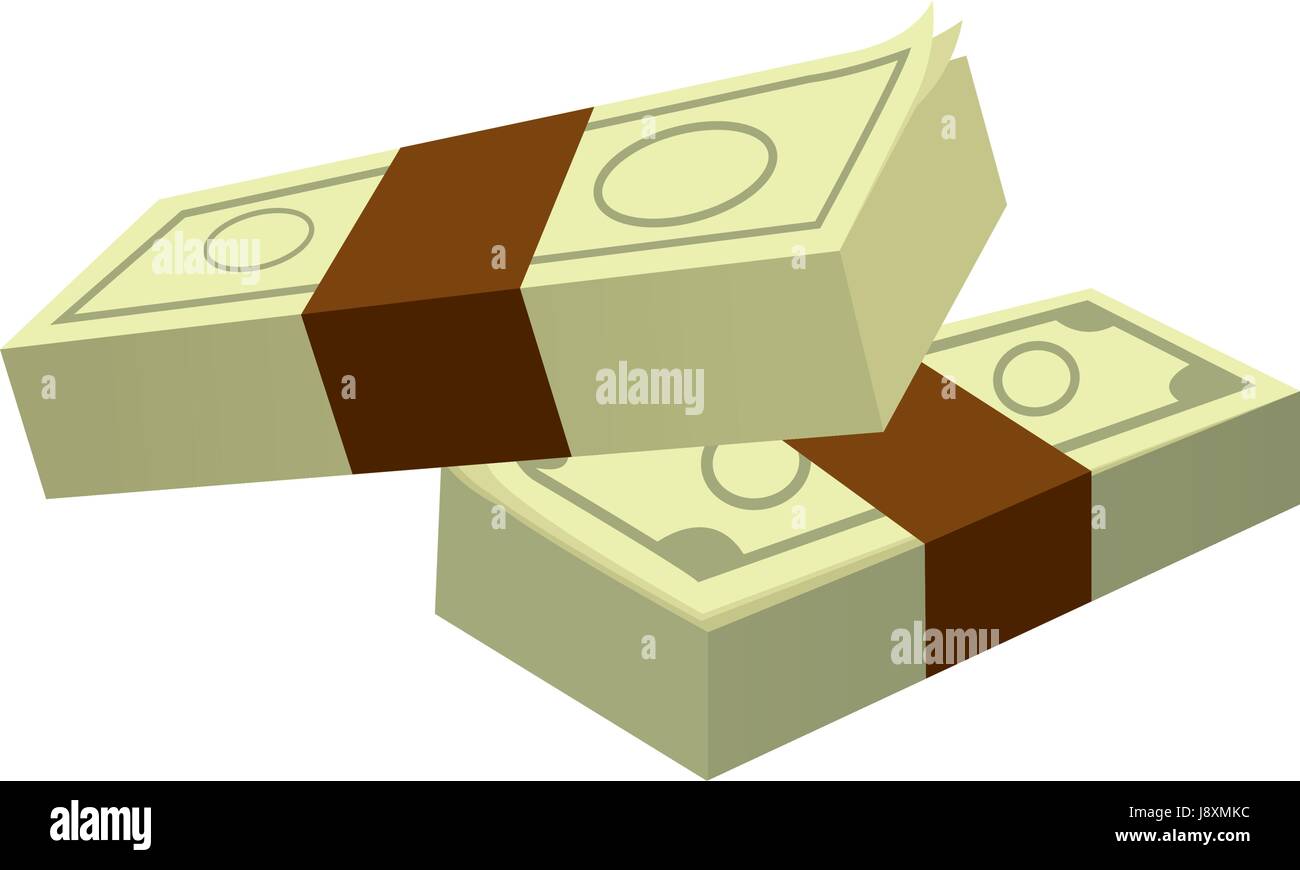 stack money banknote dollar cash icon Stock Vector Image & Art - Alamy