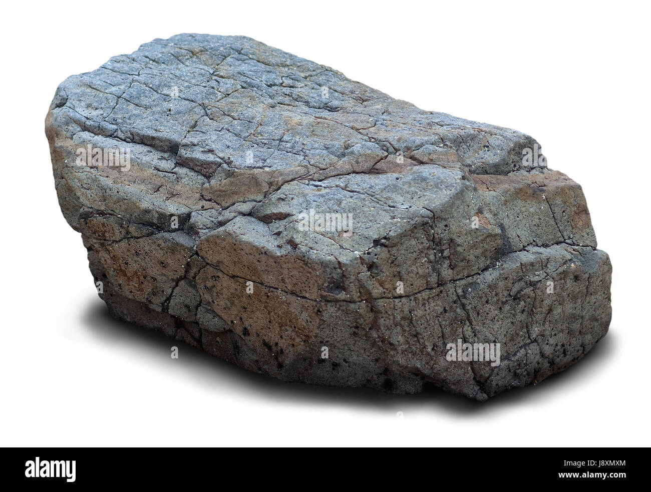isolated, stone, rock, crack, boulder, salt water, sea, ocean, water ...