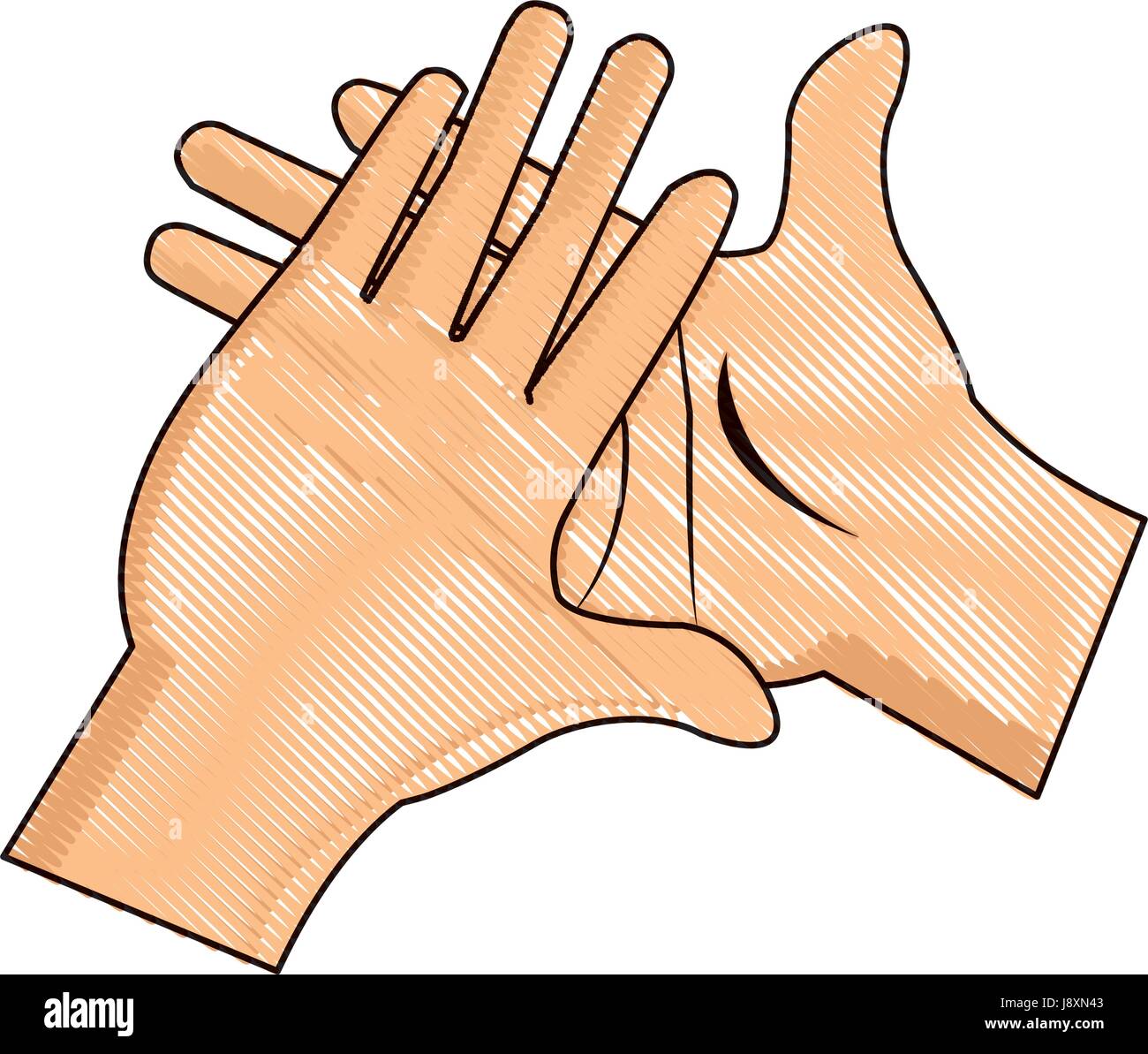 Human Hand Clap Illustration Stock Photos & Human Hand Clap ...