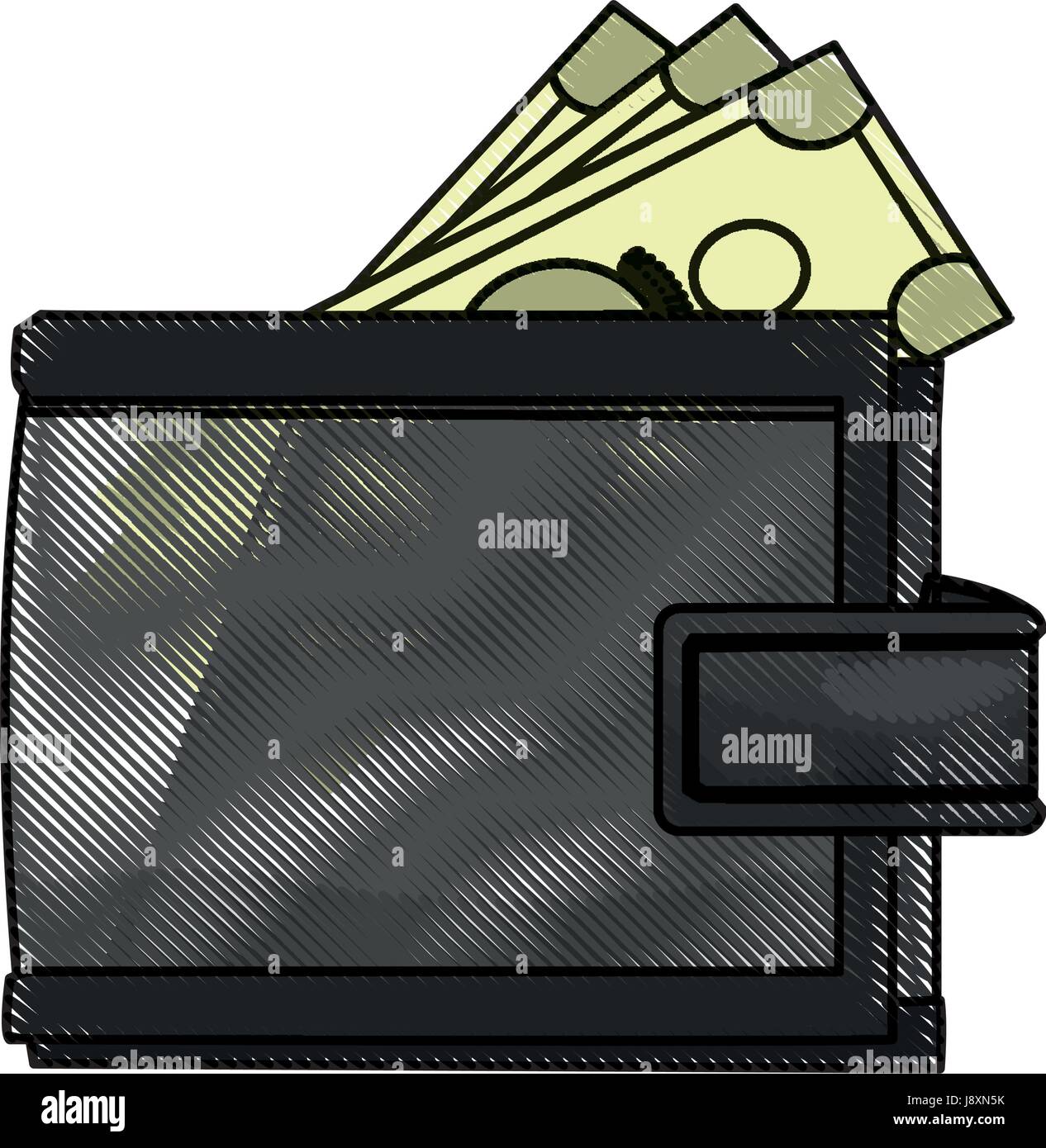 wallet money safe finance business icon Stock Vector Image & Art - Alamy
