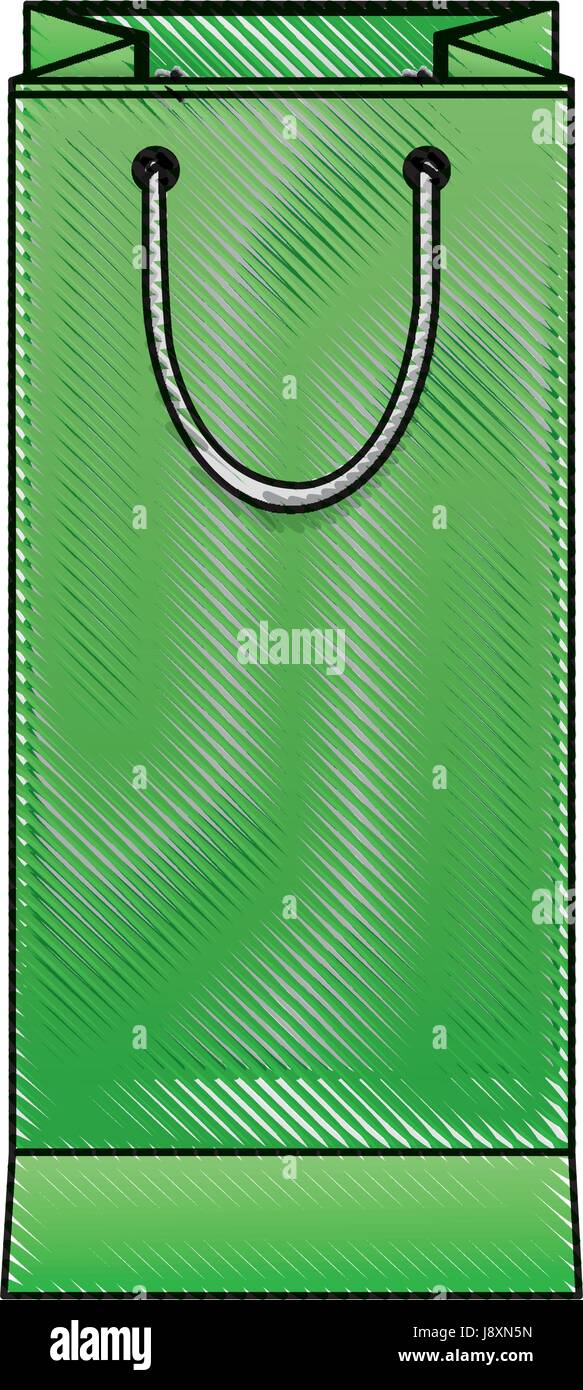 shopping bag market commerce pack image Stock Vector Image & Art - Alamy