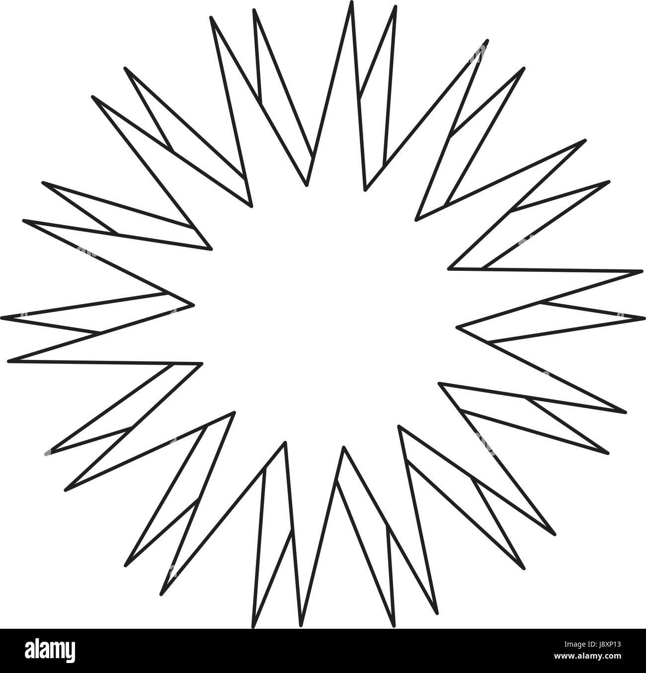 star abstract explosion effect celebration carnival Stock Vector Image ...