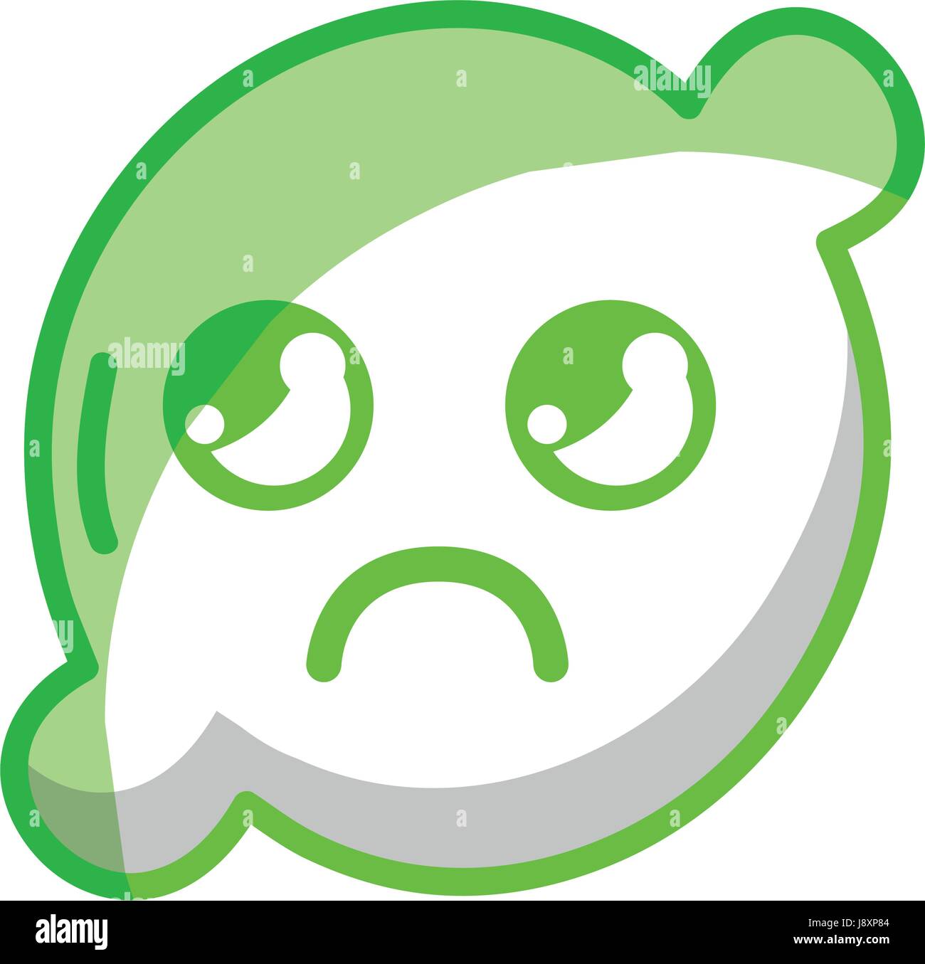 silhouette kawaii cute sad lemon fruit Stock Vector Image & Art - Alamy