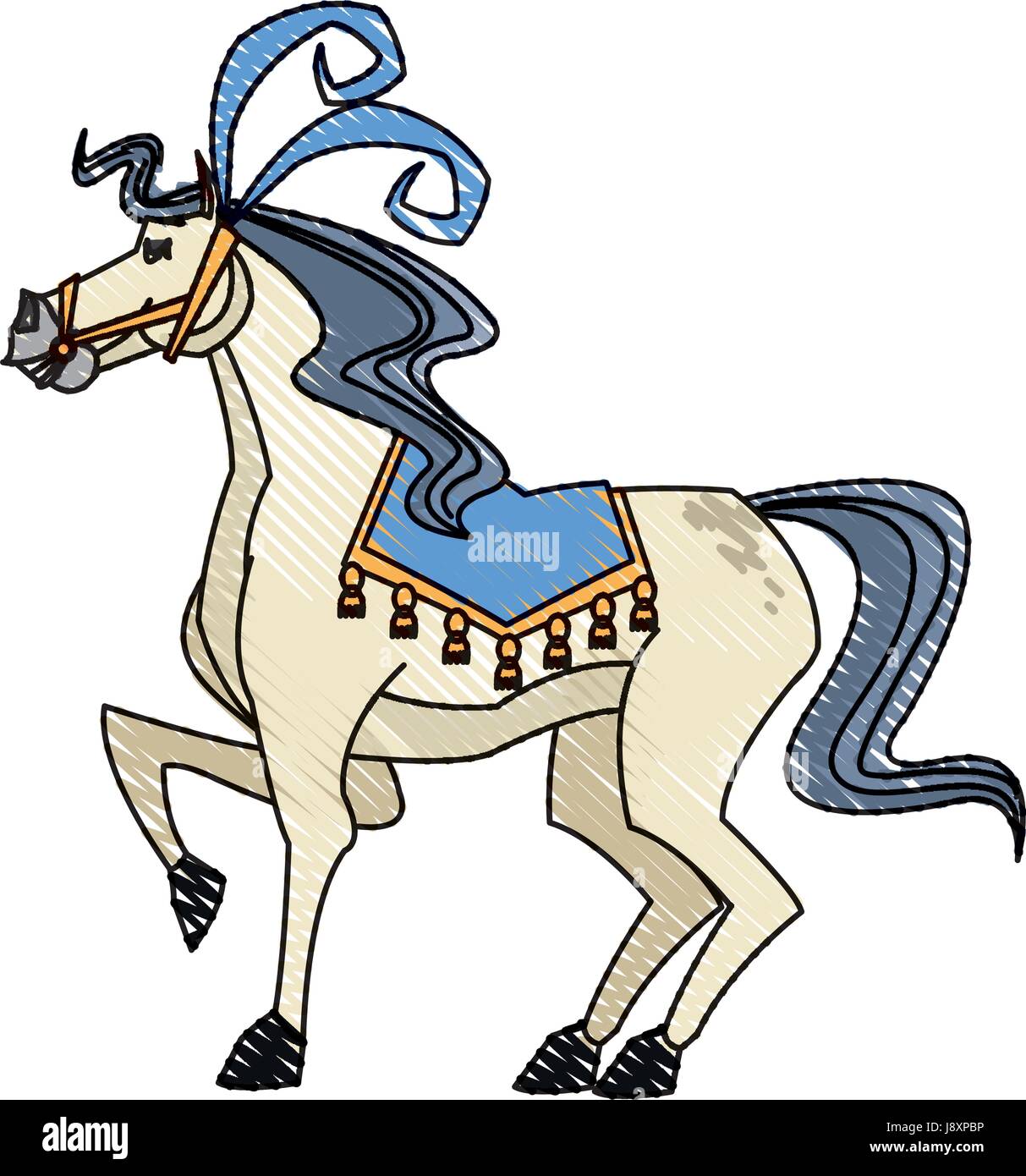 circus horse show happy festive image Stock Vector Image & Art - Alamy