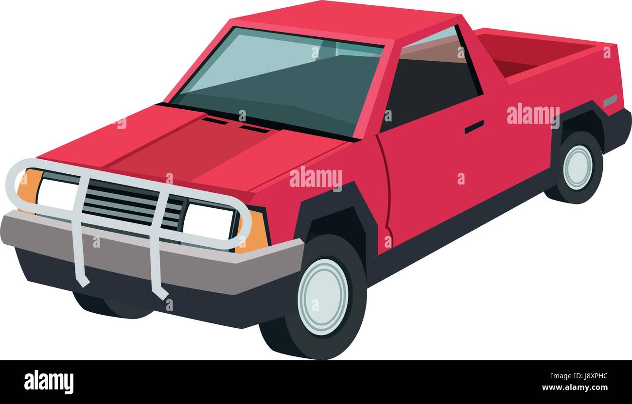 pickup truck vehicle transport 4x4 design Stock Vector Image & Art - Alamy