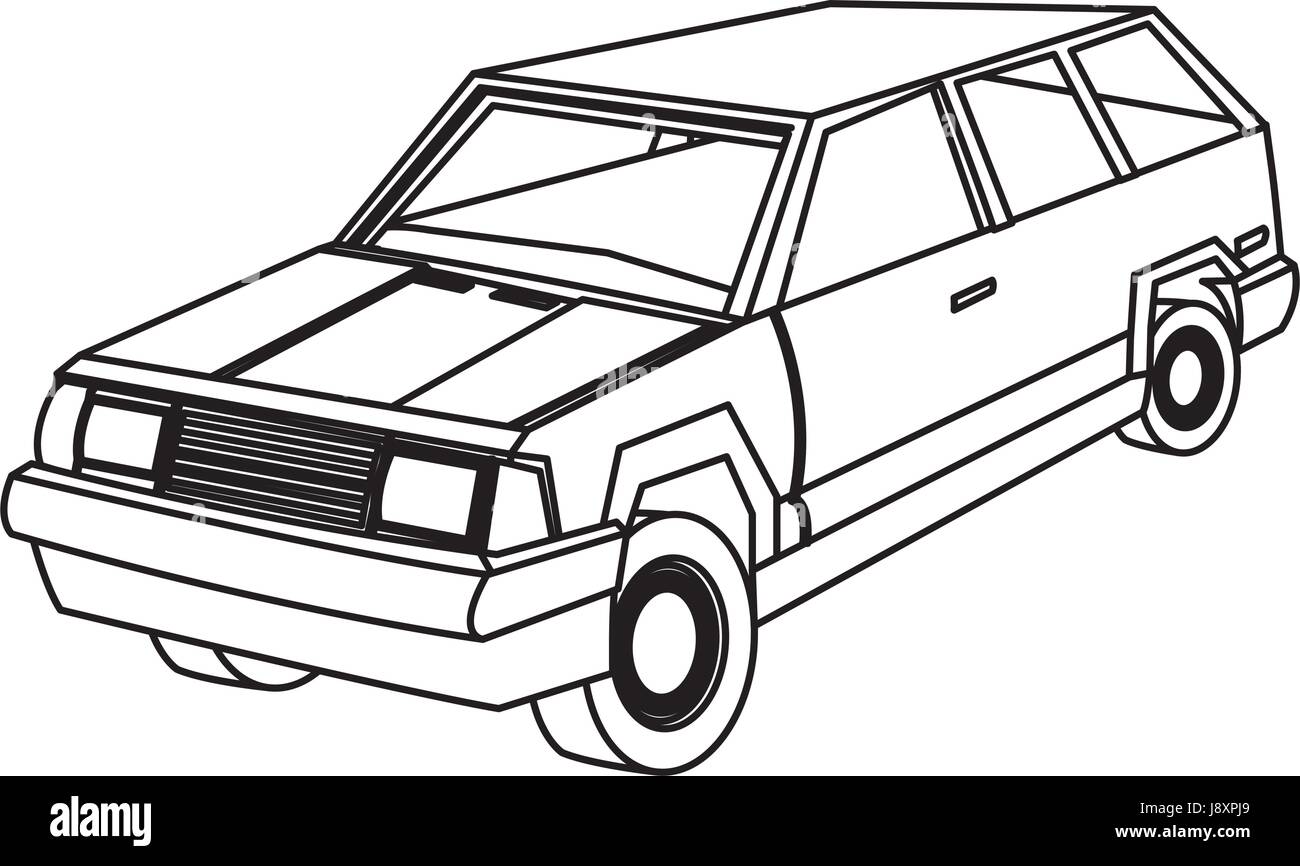 suv car sport utility vehicle cartoon Stock Vector Image & Art - Alamy