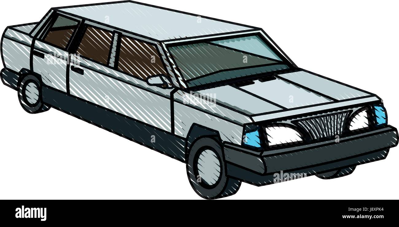 luxury vehicle stretch car limousine view Stock Vector Image & Art - Alamy