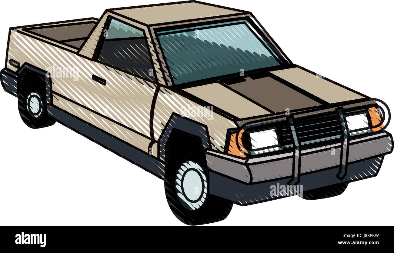 pickup truck vehicle transport 4x4 design Stock Vector Image & Art - Alamy