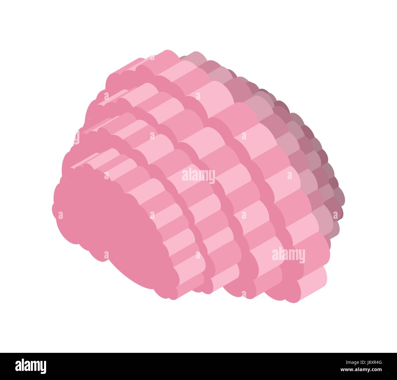 Brain isometric illustration. Central organ of nervous system of person ...