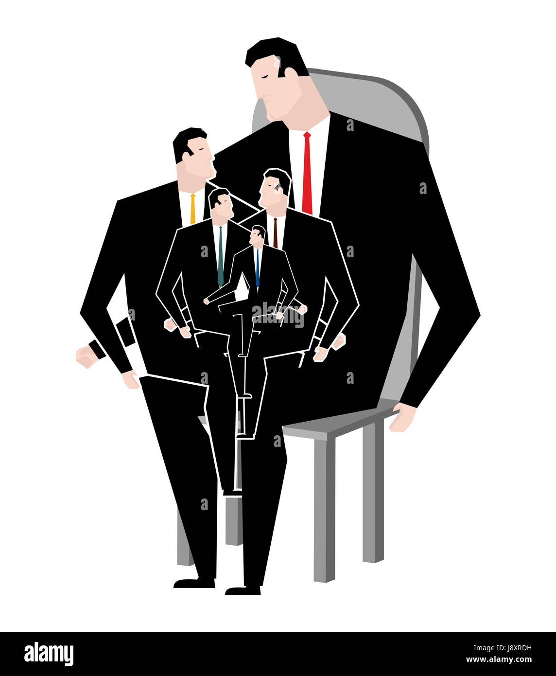 Boy sitting on lap Stock Vector Images - Alamy