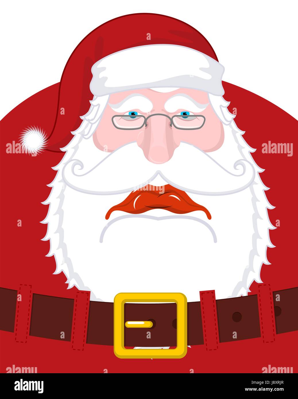 Sad Santa Face