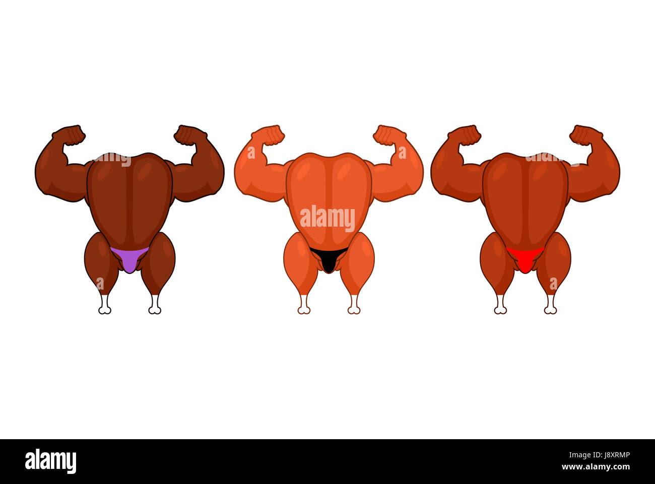 Baked chicken bodybuilder. Fried turkey fitness model. Speech athletes ...