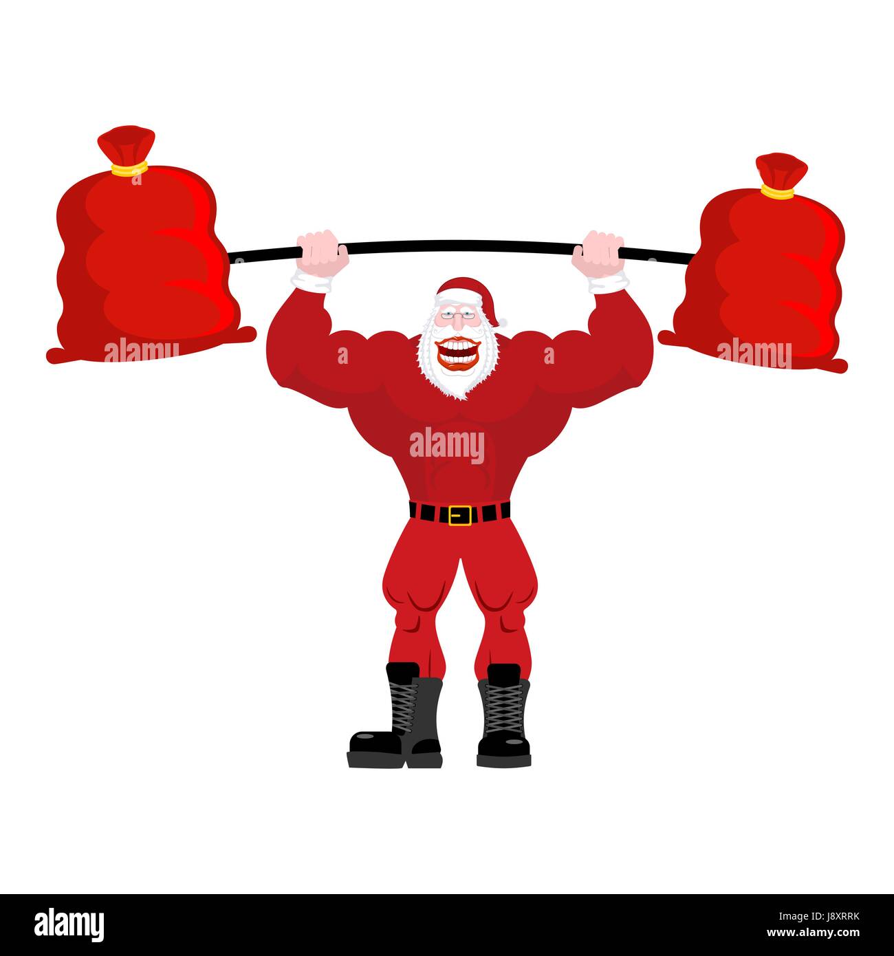 Santa With Muscles High Resolution Stock Photography and Images - Alamy
