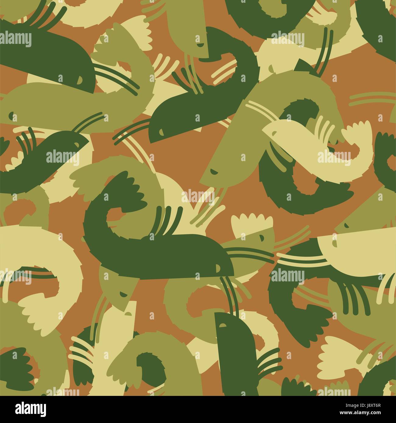 Jungle prawn Stock Vector Images - Alamy