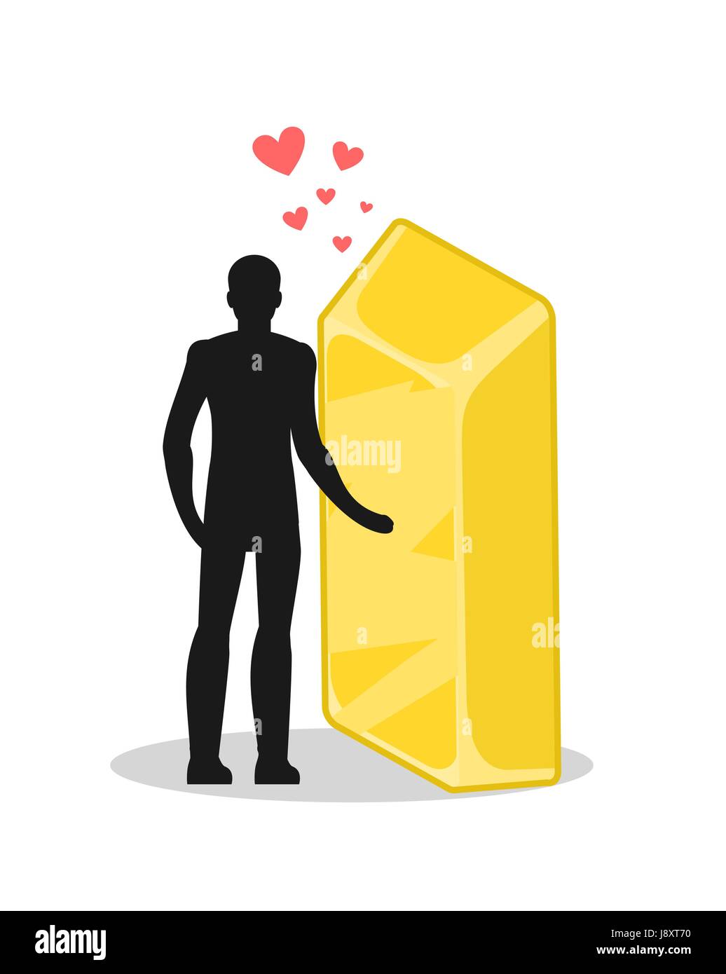 Hands gold bullion Stock Vector Images - Alamy