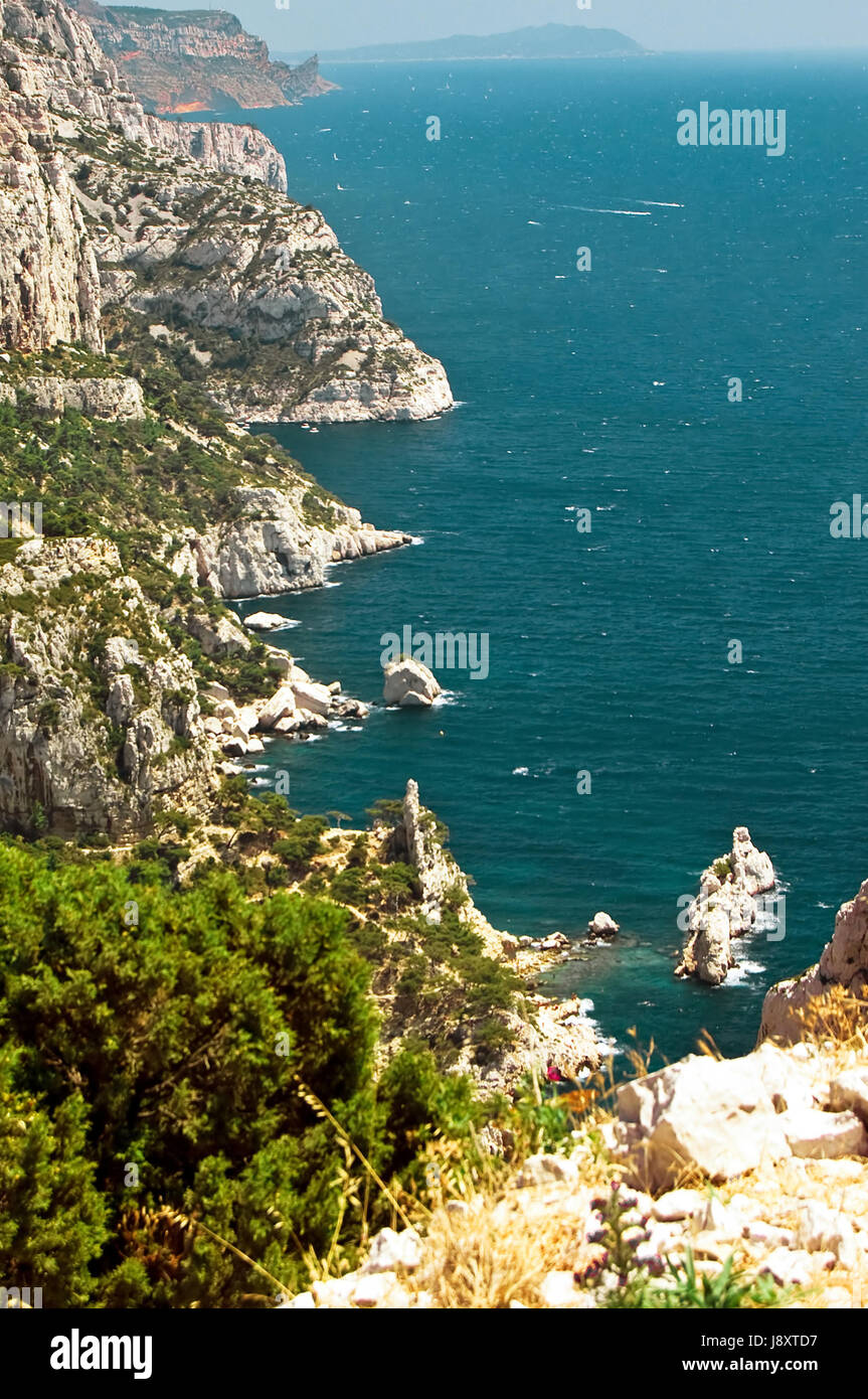 water, mediterranean, salt water, sea, ocean, rock, coast, limestone ...