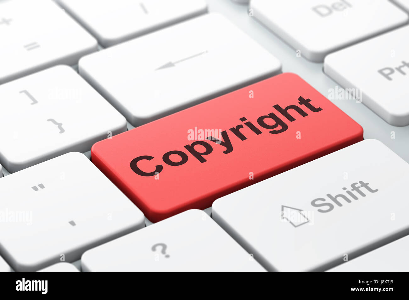 Law concept: Copyright on computer keyboard background Stock Photo - Alamy