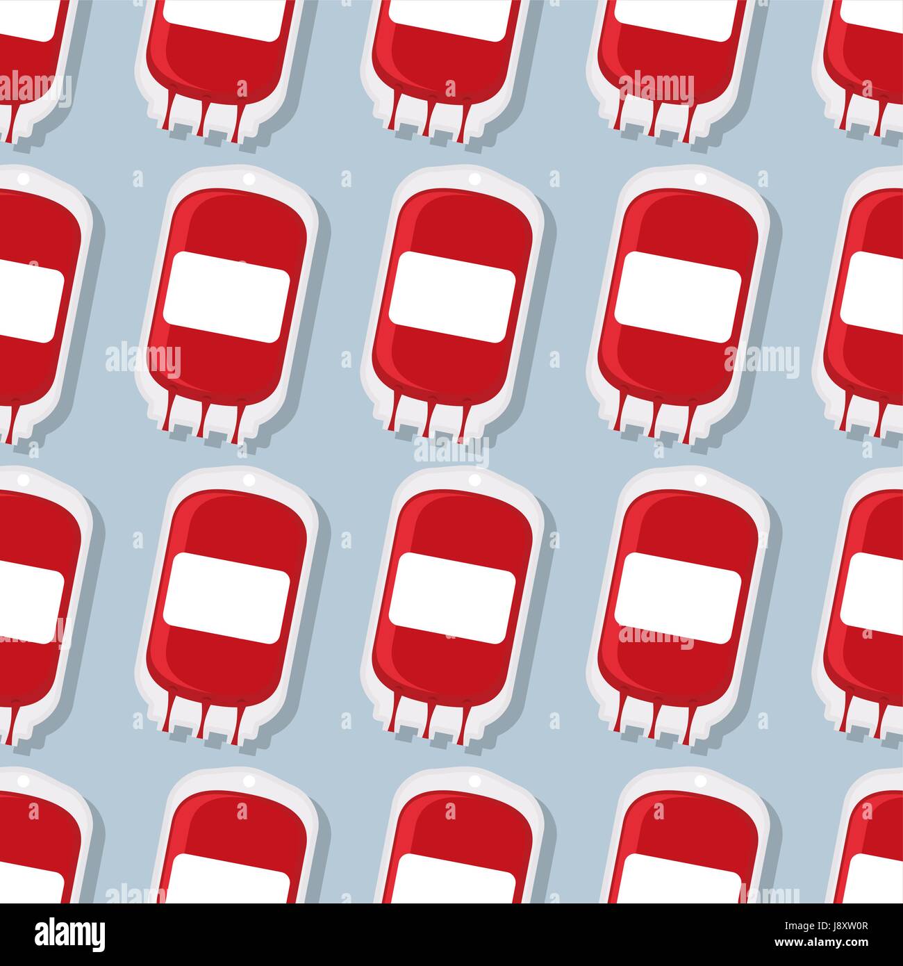 Blood donation transfusion bag pattern. Medical vector background Stock ...