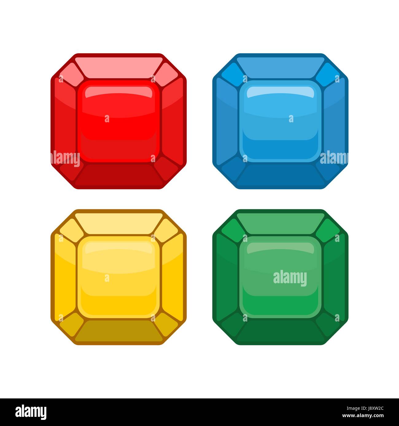 Square Jewel Clip Art