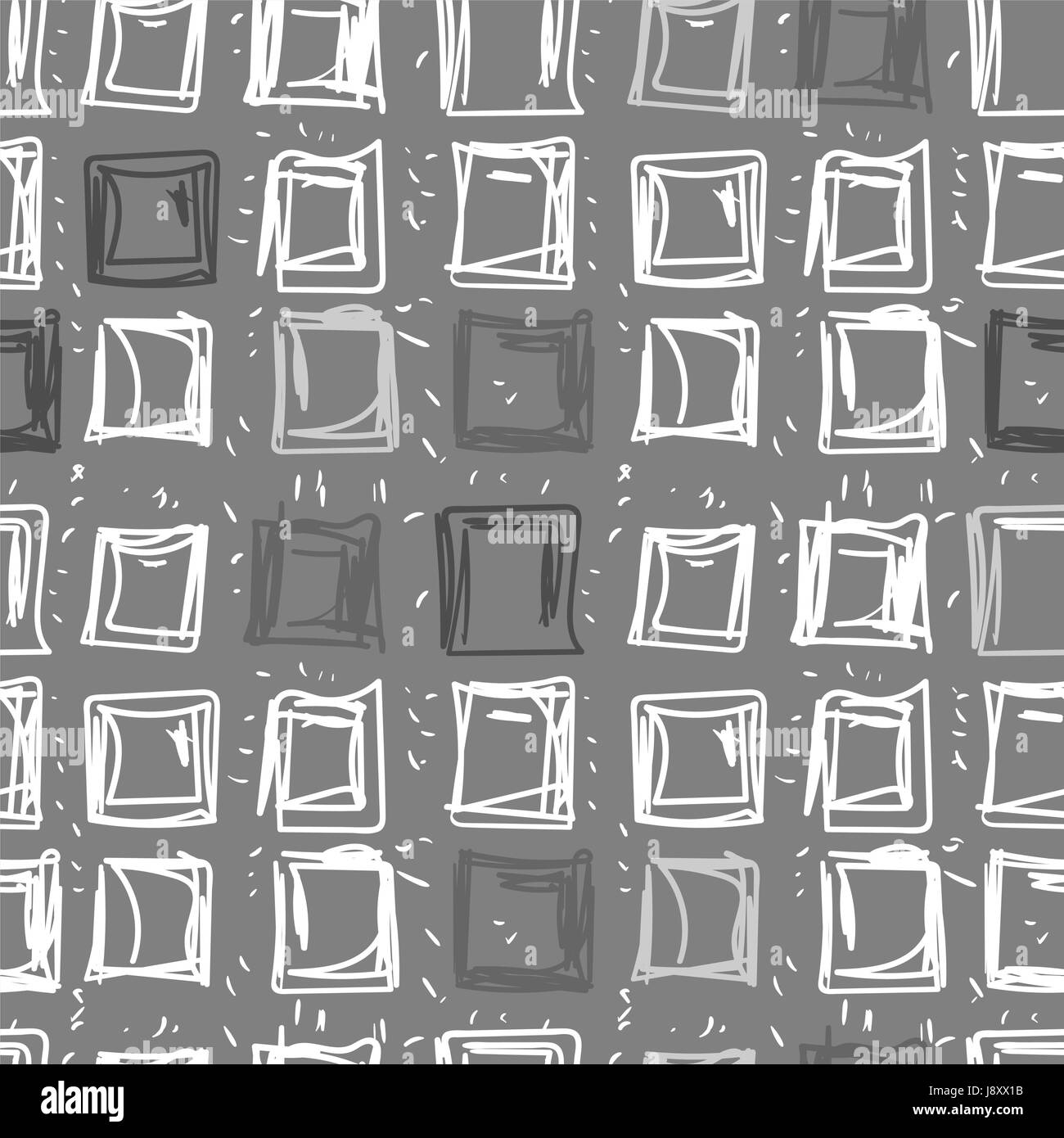 Abstract background of squares. Rectangular seamless pattern in shades ...