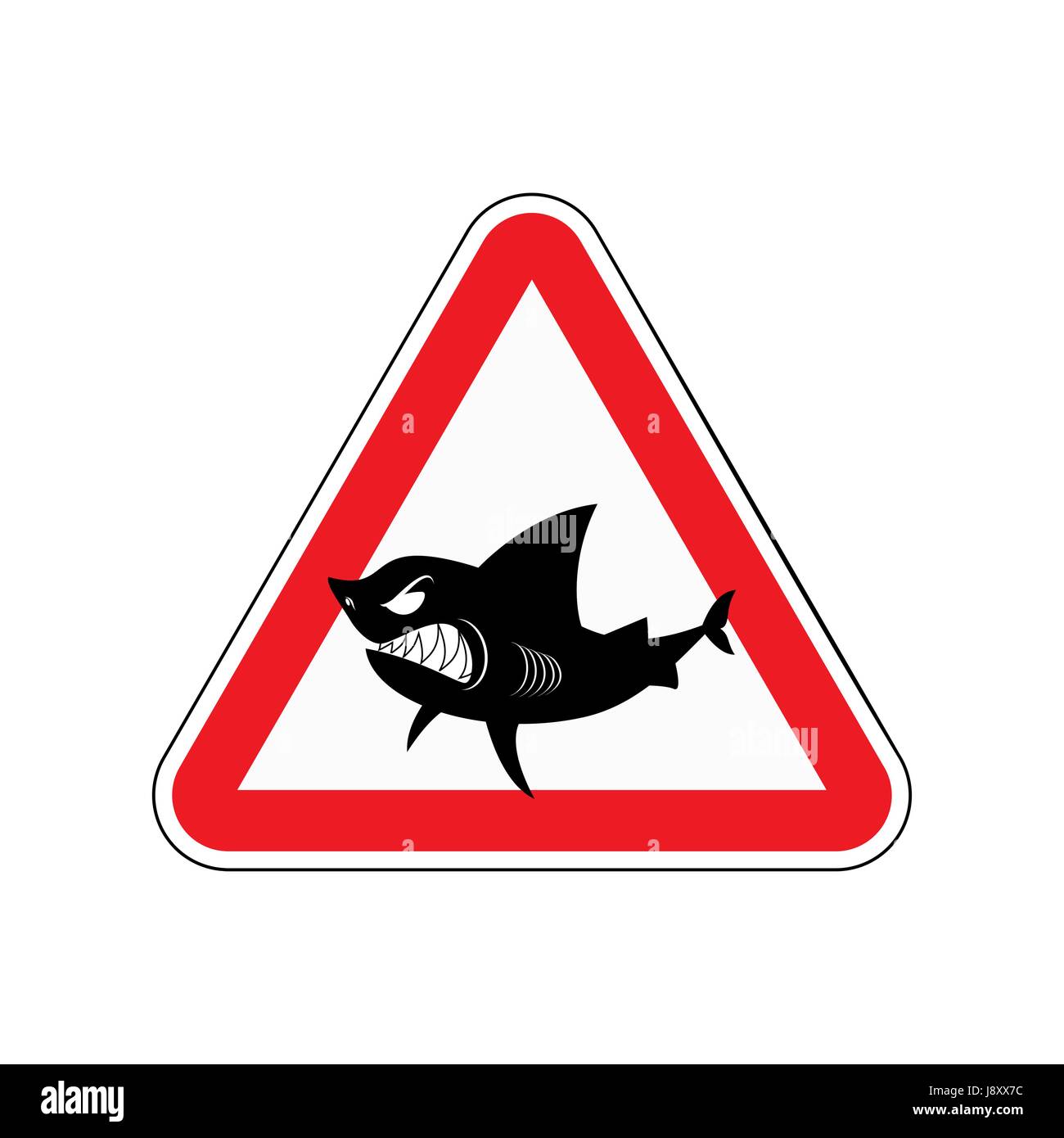 Black point shark Stock Vector Images - Alamy