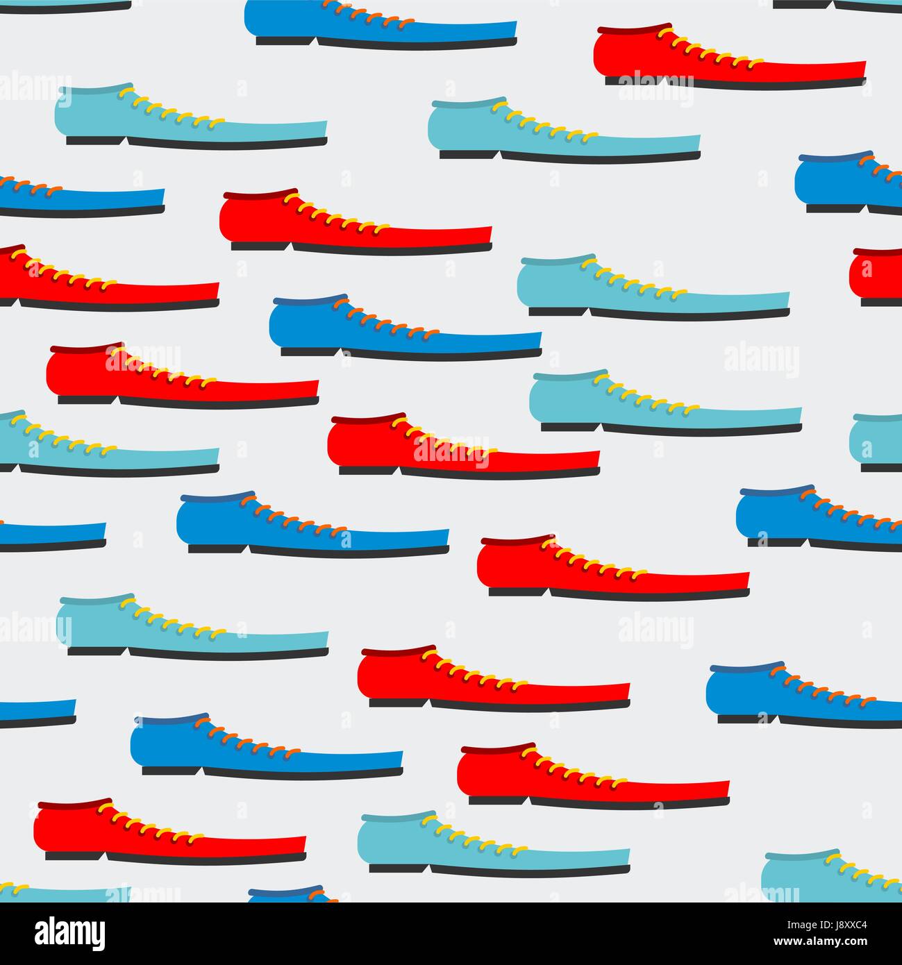 Trendy colorful shoes seamless pattern. Background of boot. Texture for ...
