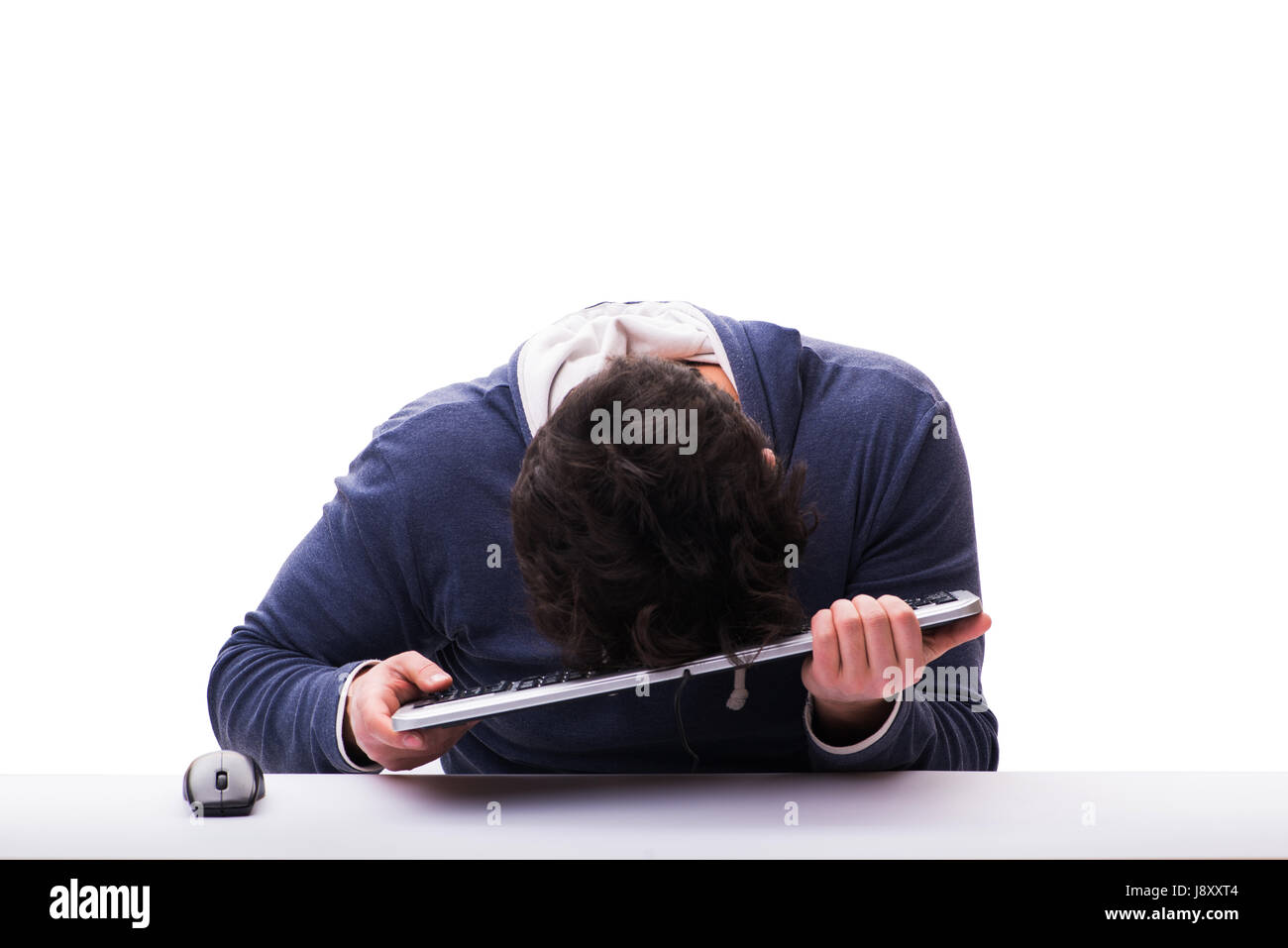Boy crying computer hi-res stock photography and images - Alamy