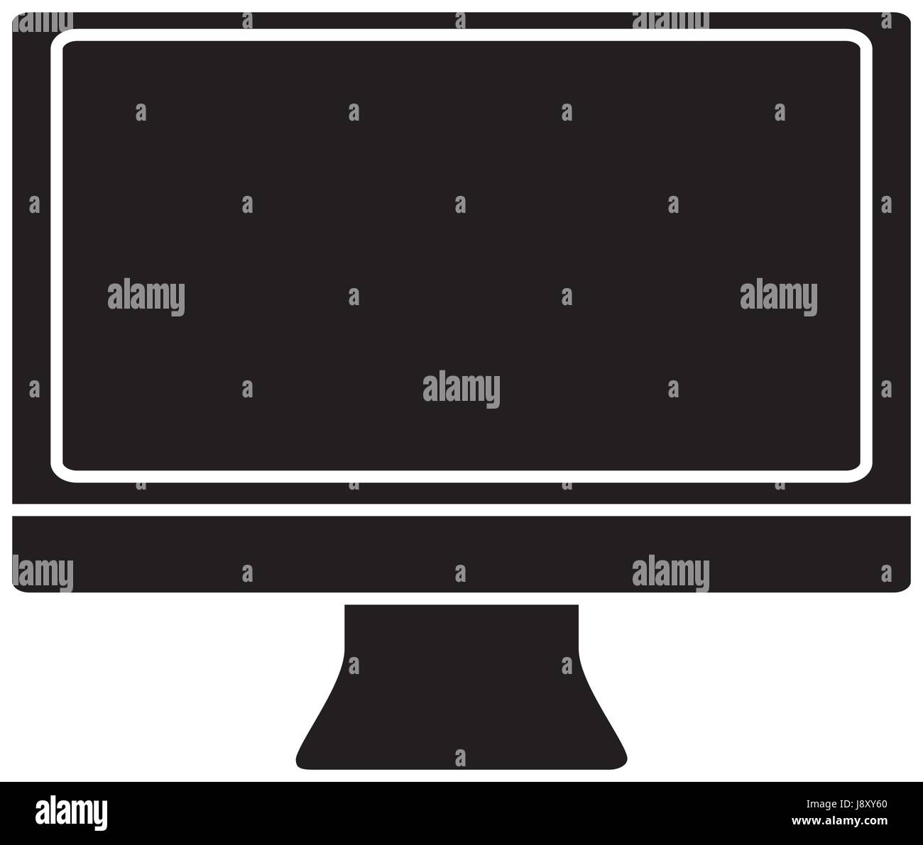 monitor computer icon Stock Vector Image & Art - Alamy