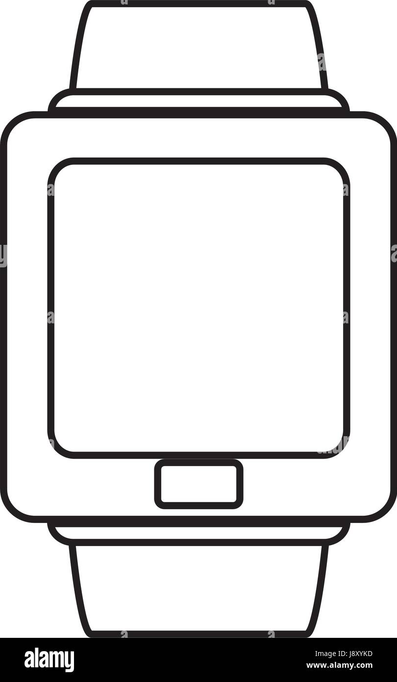 smartwatch device icon Stock Vector Image & Art - Alamy