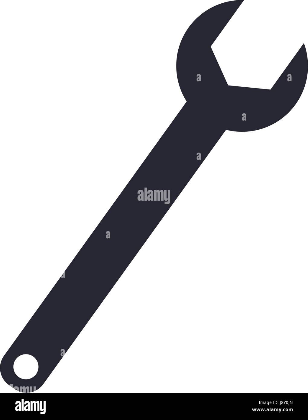 Wrench tool isolated Stock Vector Image & Art - Alamy