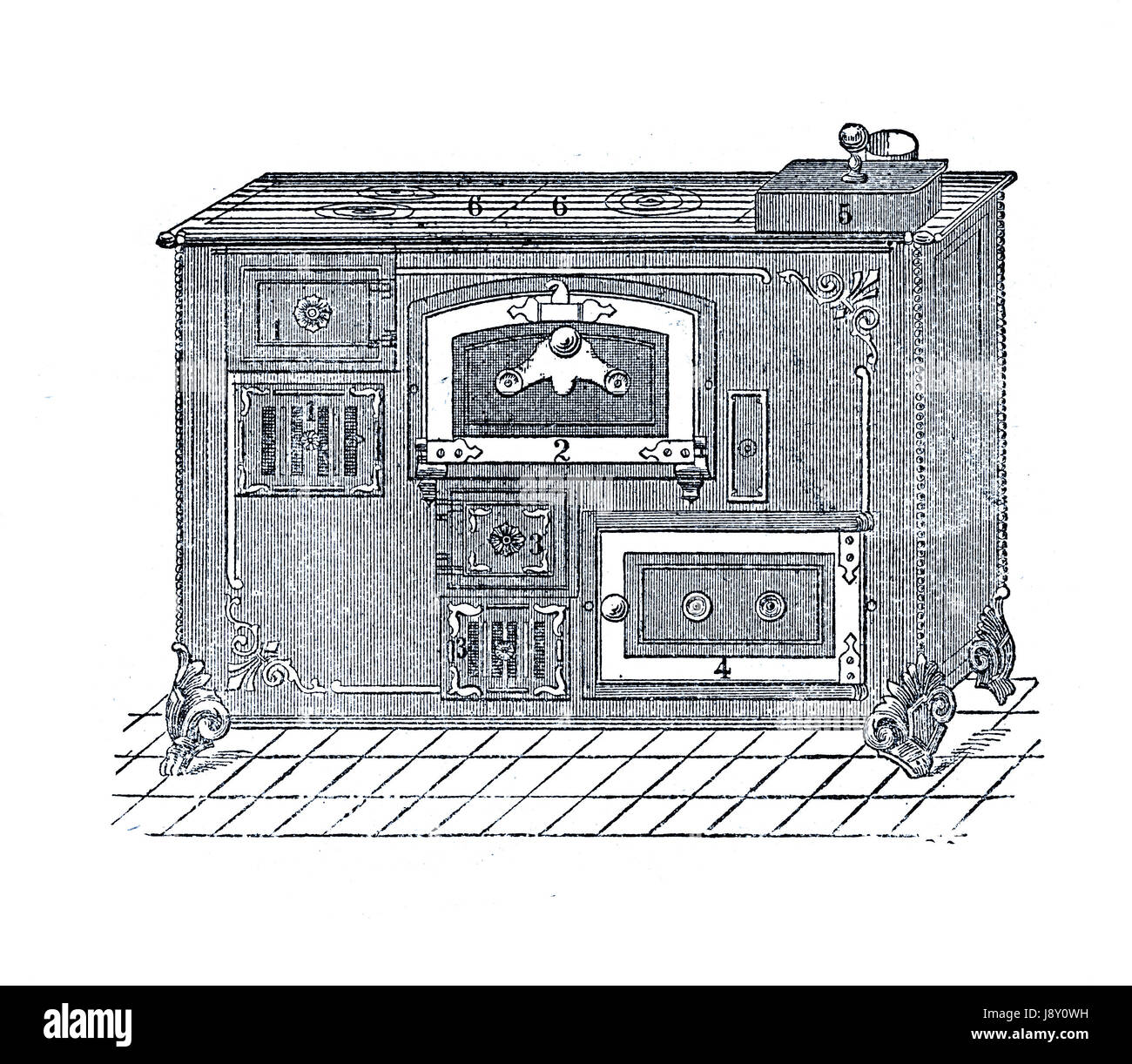 Kitchen Fire Drawing