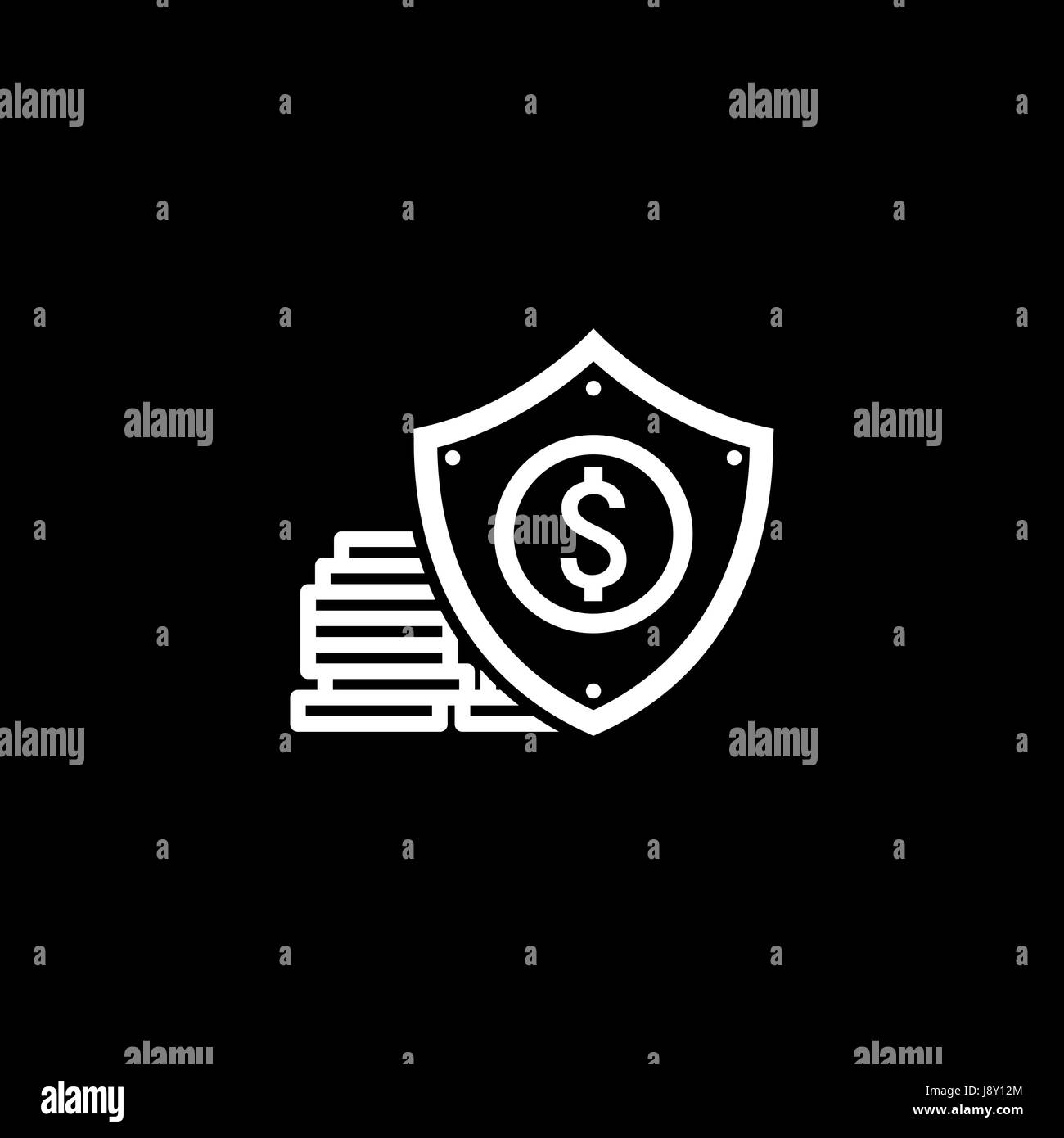 Money concept sign bank Stock Vector Images - Alamy