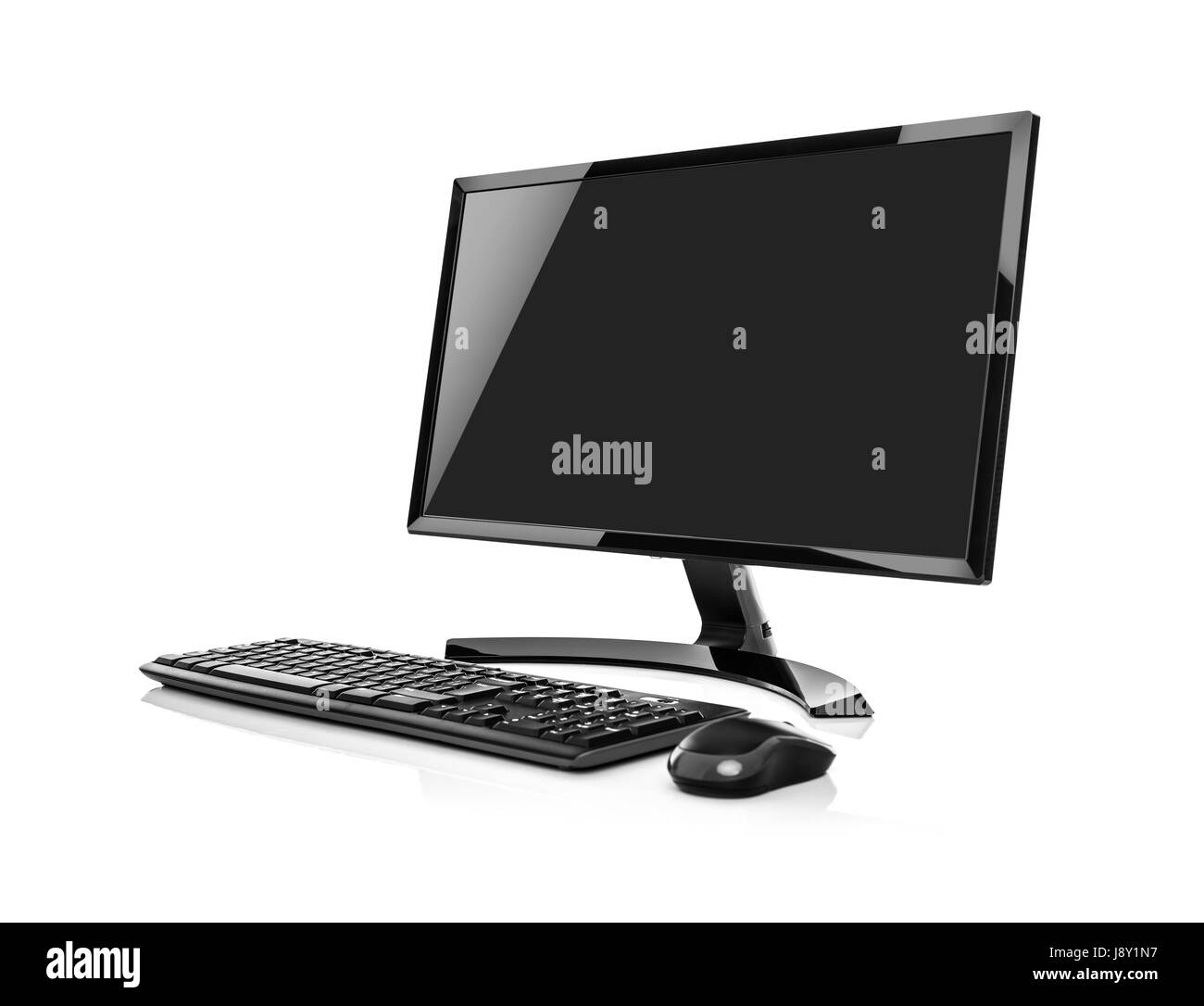 Modern PC computer isolated Stock Photo - Alamy