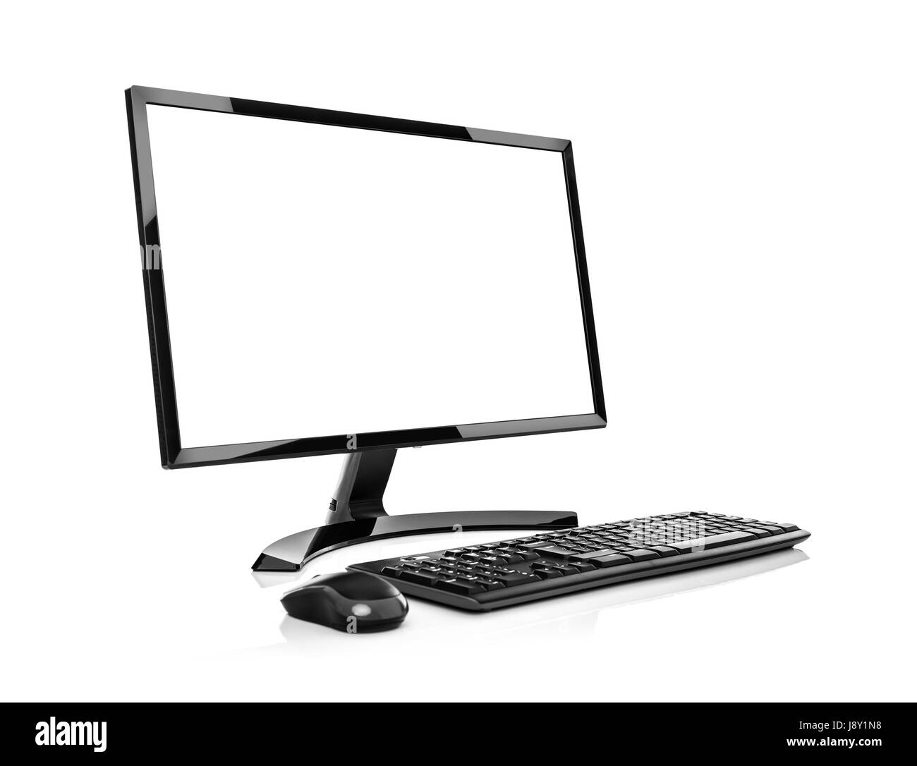 Modern PC computer isolated Stock Photo - Alamy