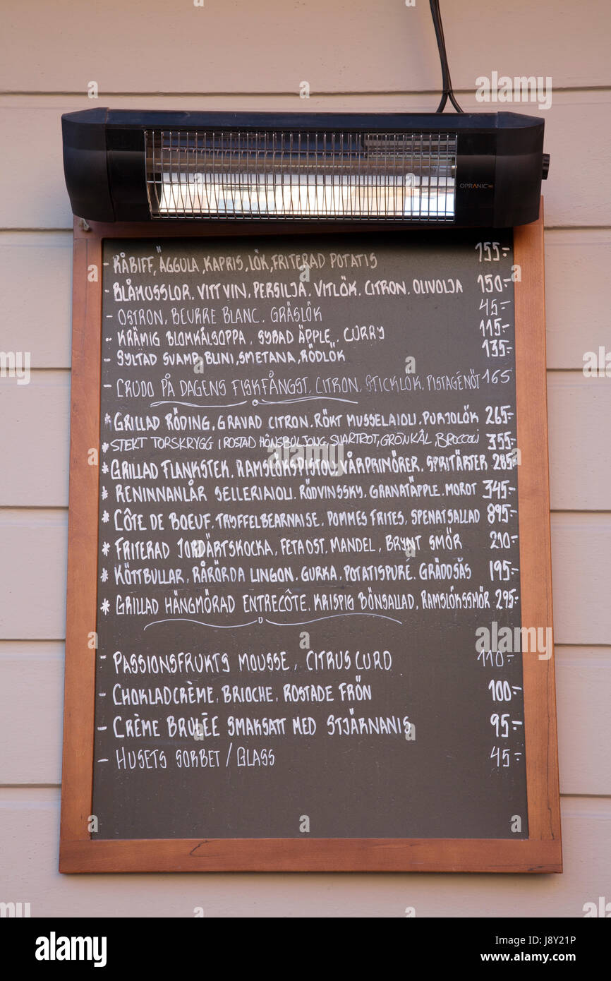 Swedish Restaurant Menu, Stortorget Square, Gamla Stan - City Centre ...