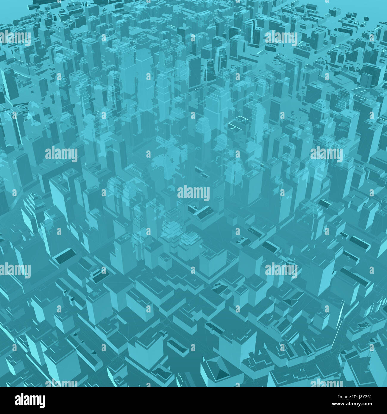 X-Ray Image Of Modern City Stock Photo - Alamy