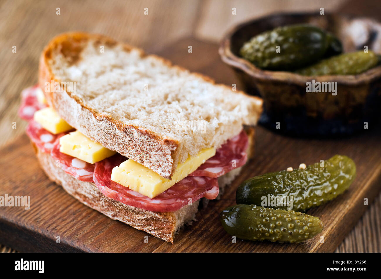 food, dish, meal, cheese, salami, ham, smoked, smoke, slice, gherkin ...