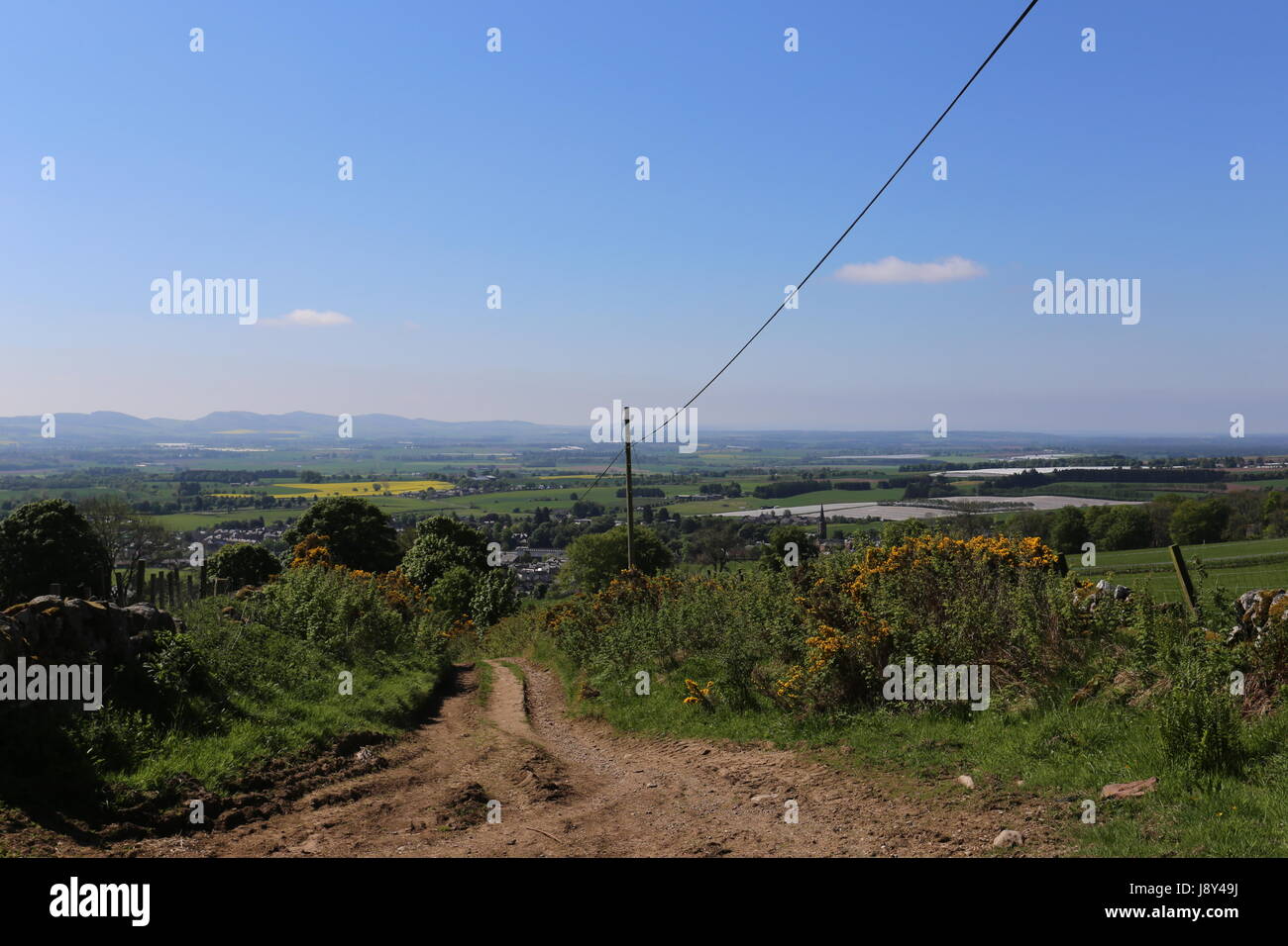 Cateran Trail leading to Alyth Scotland May 2017 Stock Photo - Alamy