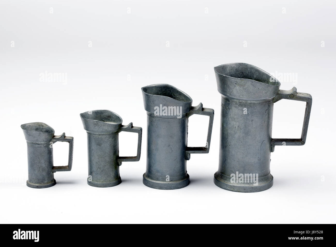 liquid, antique, measured, sured, measure, vessel, metal, jug ...