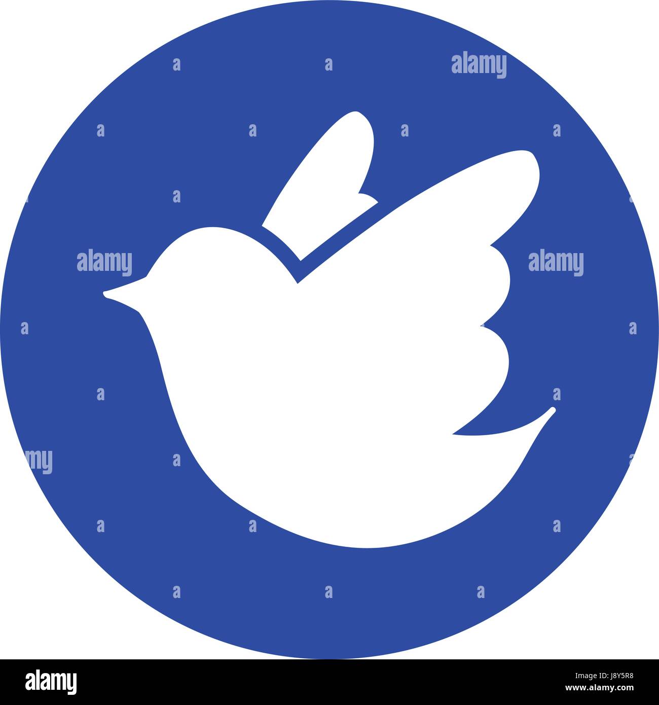 Dove bird symbol Stock Vector Image & Art - Alamy