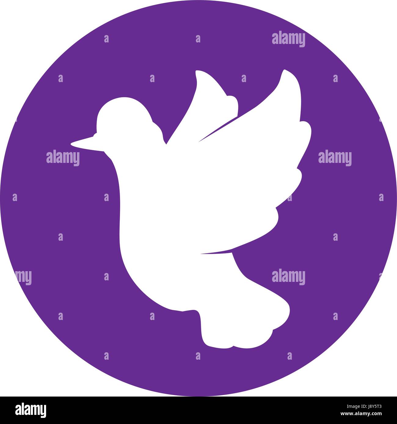 Dove bird symbol Stock Vector Image & Art - Alamy