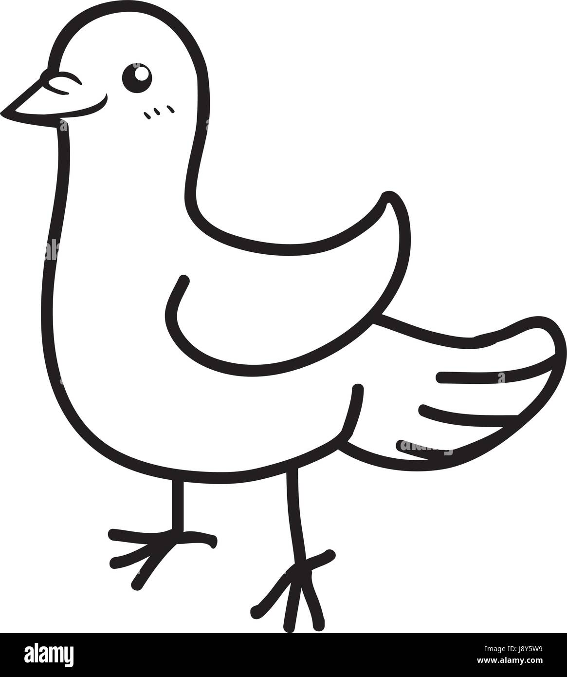 Dove bird symbol Stock Vector Image & Art - Alamy