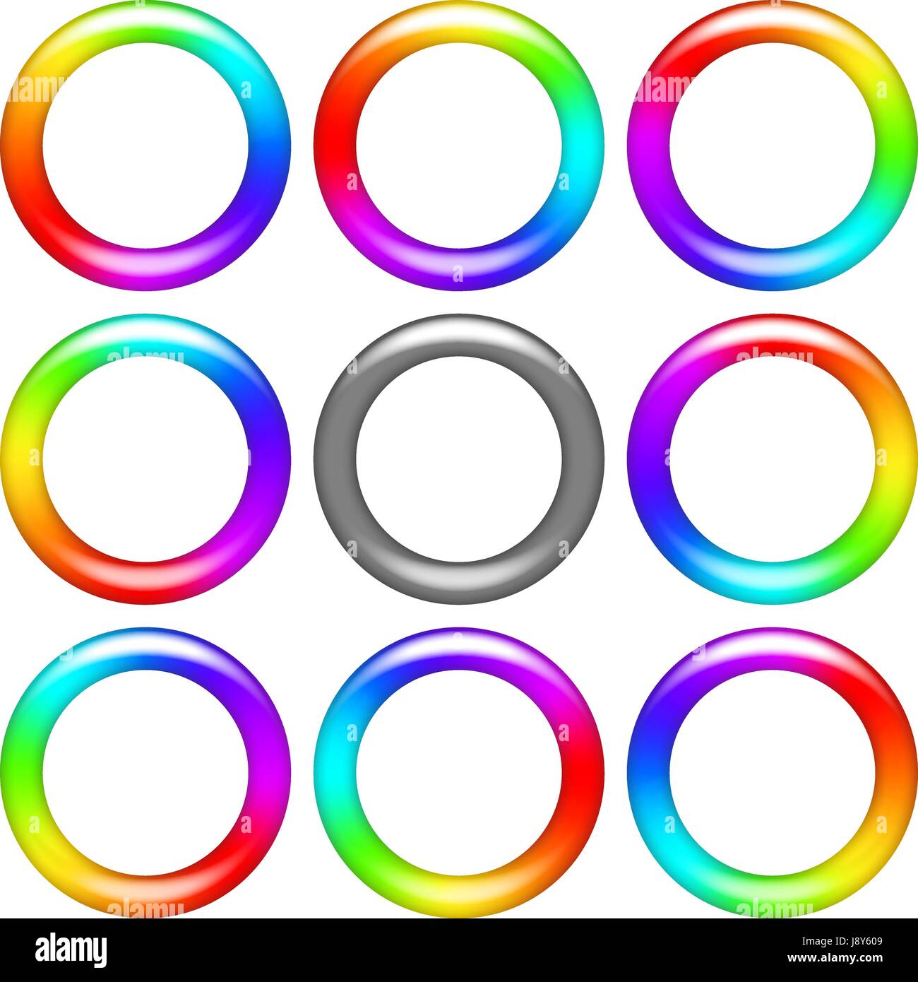 Radial gradient vector circle ring hi-res stock photography and images ...