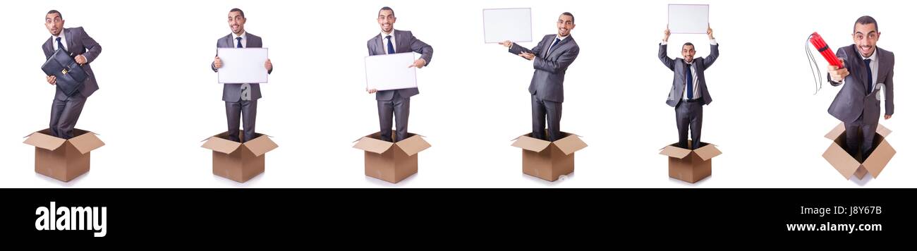 Thinking out of box concept Stock Photo - Alamy