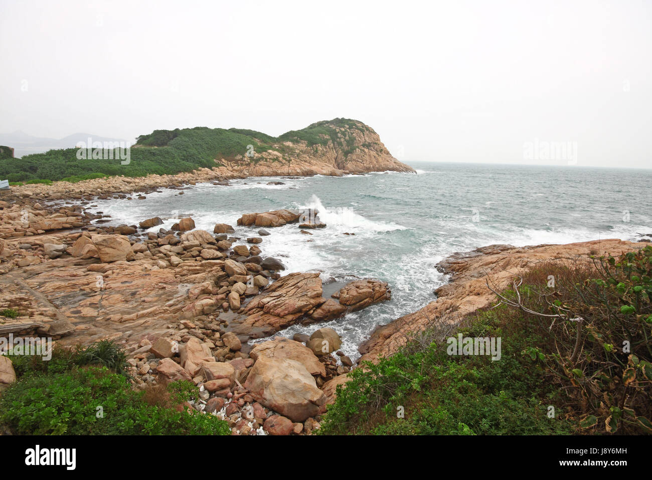 stone, rock, wave, seat, bench, salt water, sea, ocean, water, humans ...